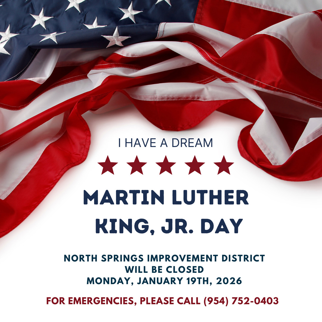 Martin Luther King, Jr. Day - North Springs Improvement District